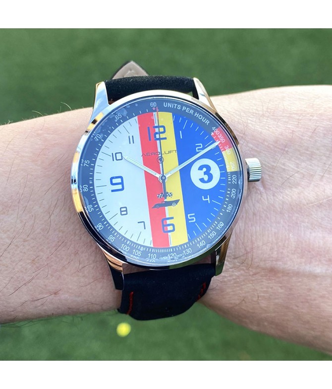 AEROLUFT ® RACING WATCH |"PORSCHE 956 LE MANS ROTHMANS" RACING WATCH