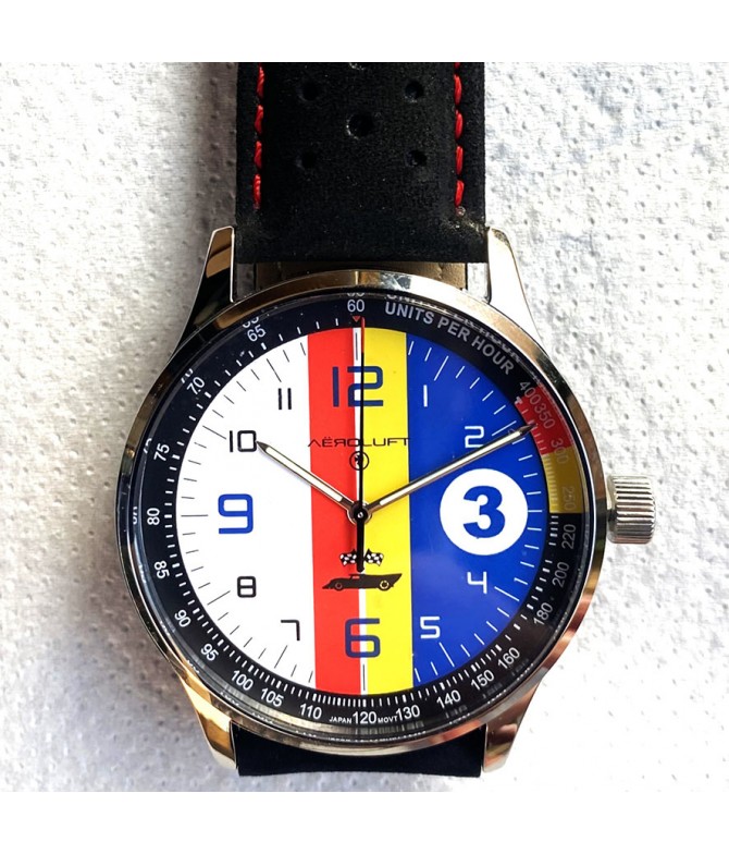 AEROLUFT ® RACING WATCH |"PORSCHE 956 LE MANS ROTHMANS" RACING WATCH